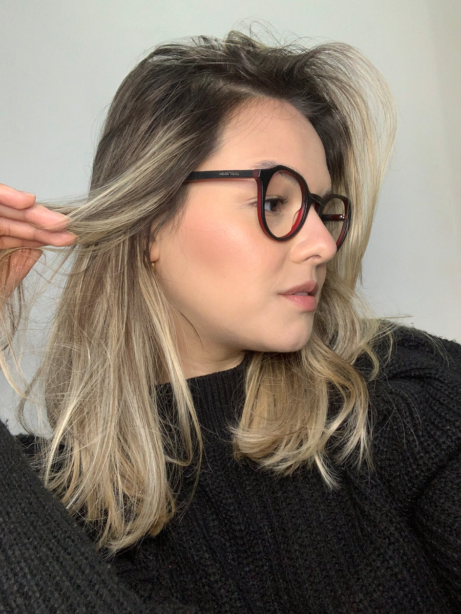 Mormaii Ávila Preto e Vermelo Fosco - Lente 5,0 cm - Grau– Oculos Shop